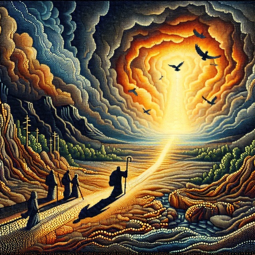 The parable of the W | Bible Art