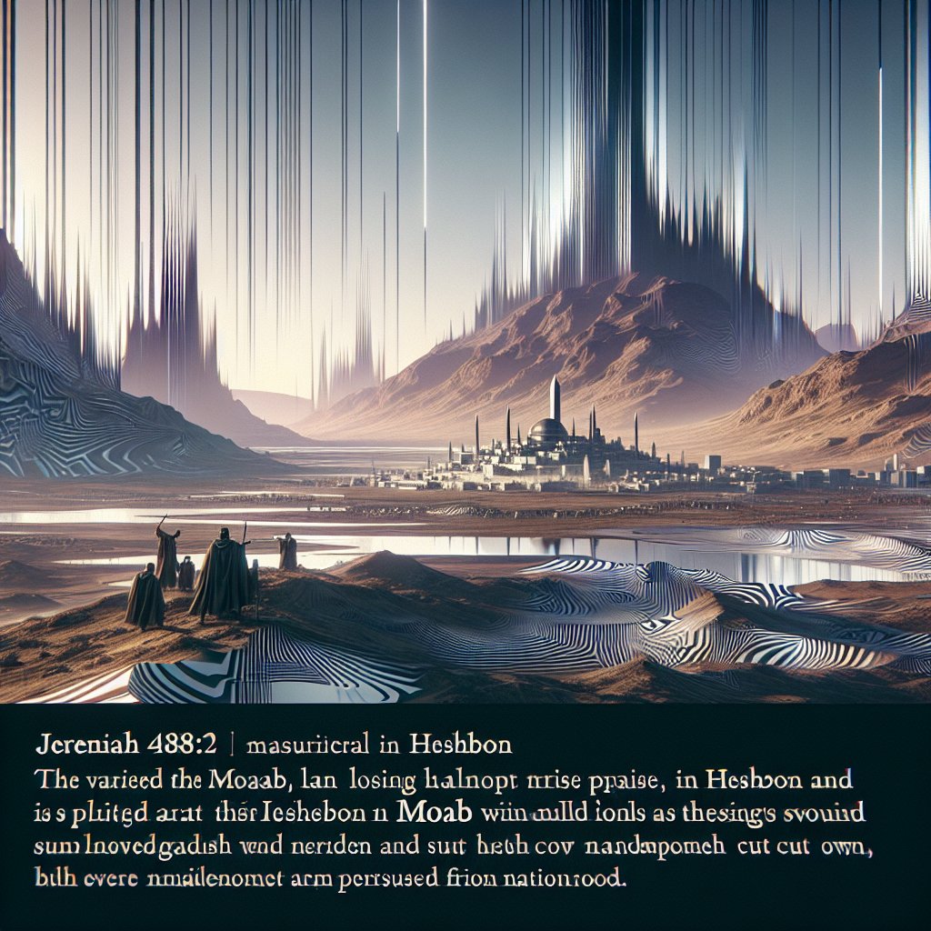 What does Jeremiah 48:2 mean? | Bible Art