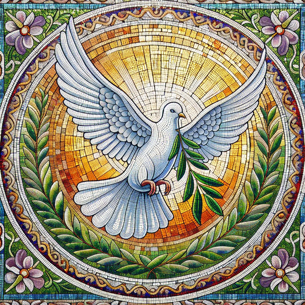 Dove returning with | Bible Art