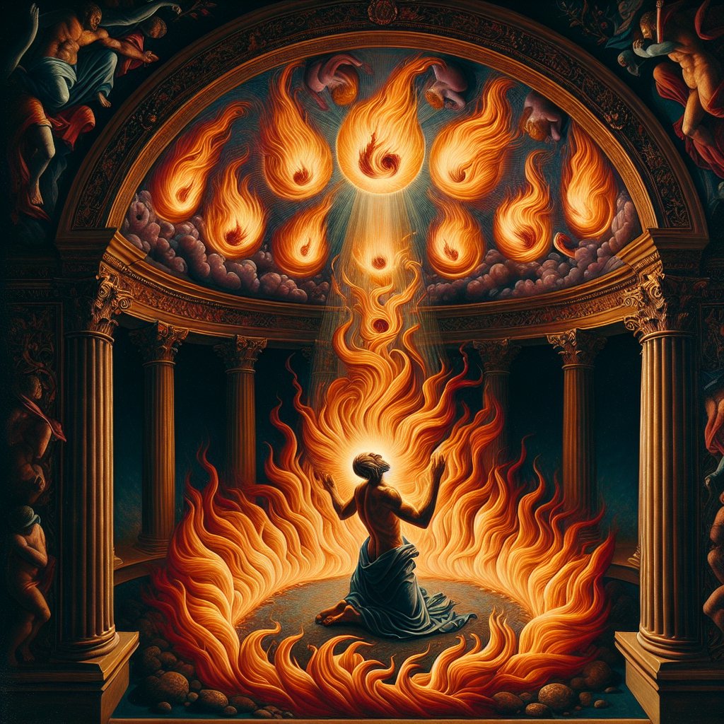 He has burned in Jac | Bible Art