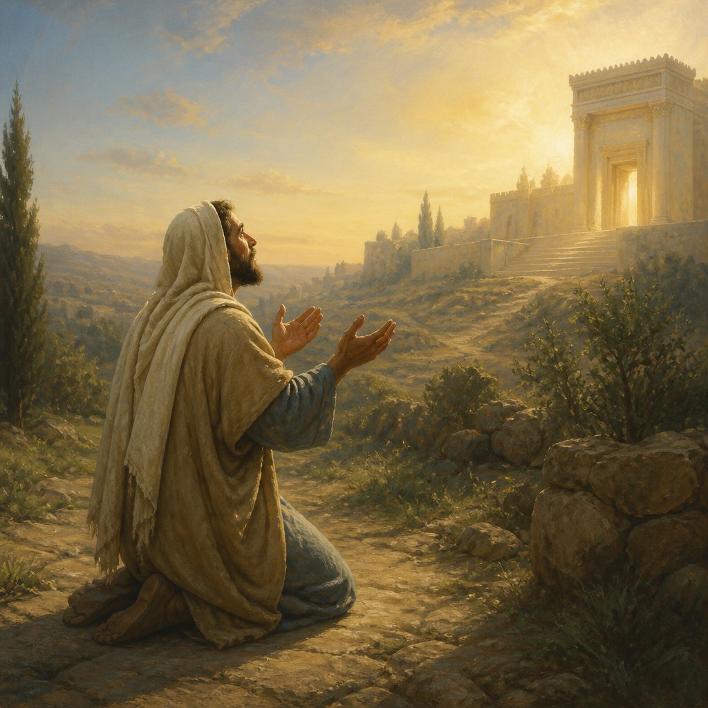 What does Psalms 28:2 mean? | Bible Art