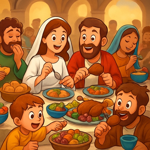 The Parable Of The Wedding Feast Artwork | Bible Art