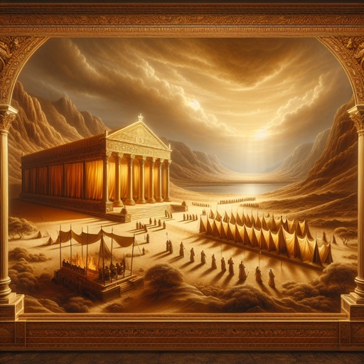 The Tabernacle Artwork | Bible Art