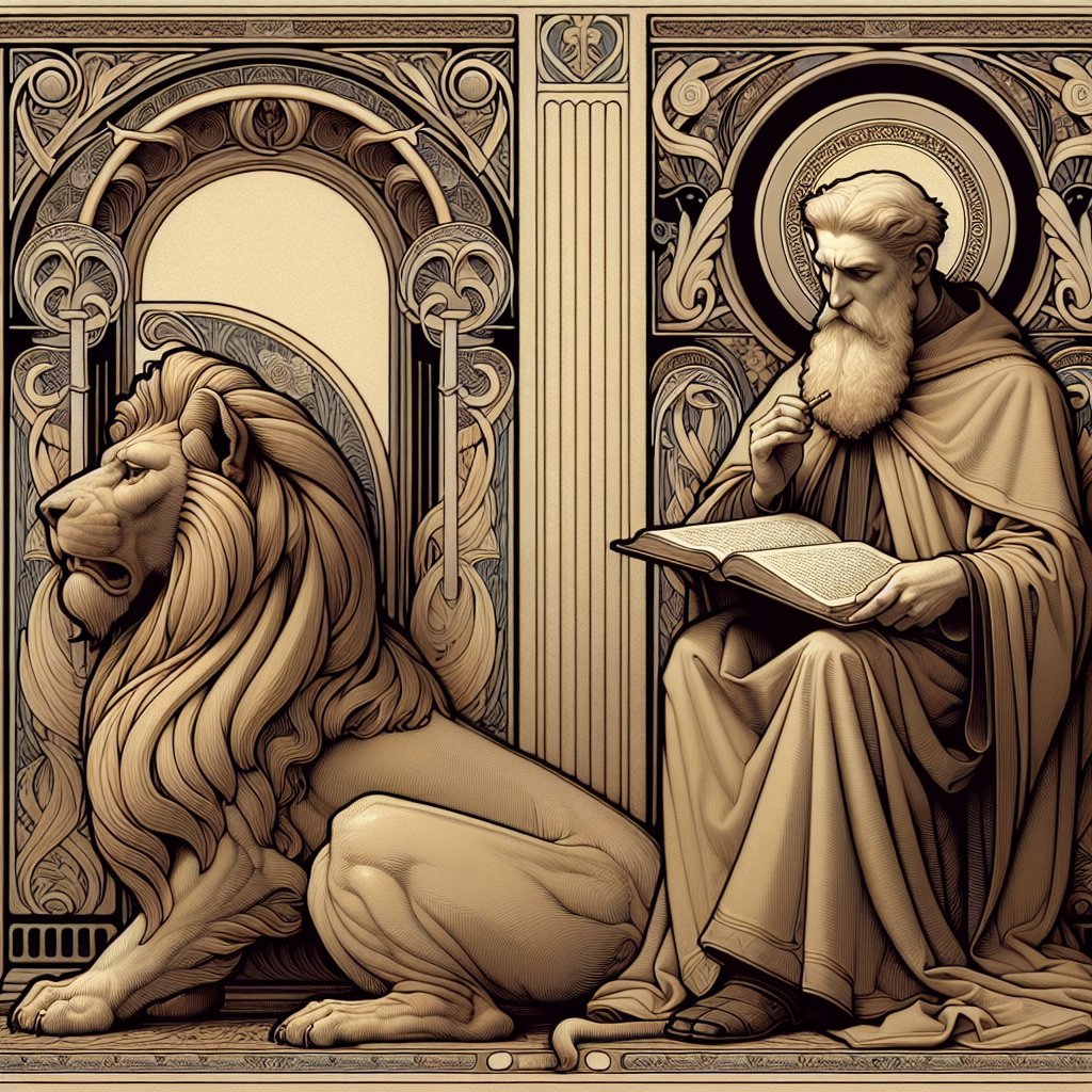 Saint Jerome and the | Bible Art
