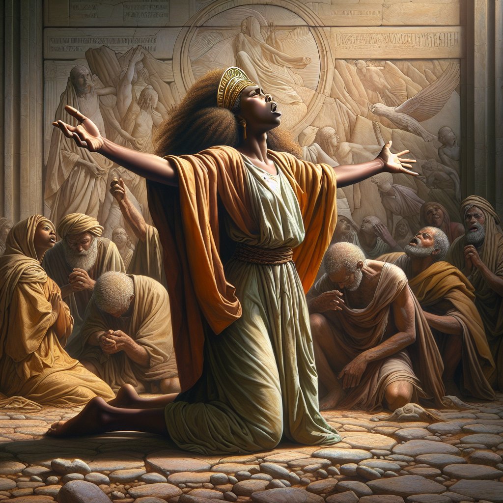 Zion stretches out h | Bible Art