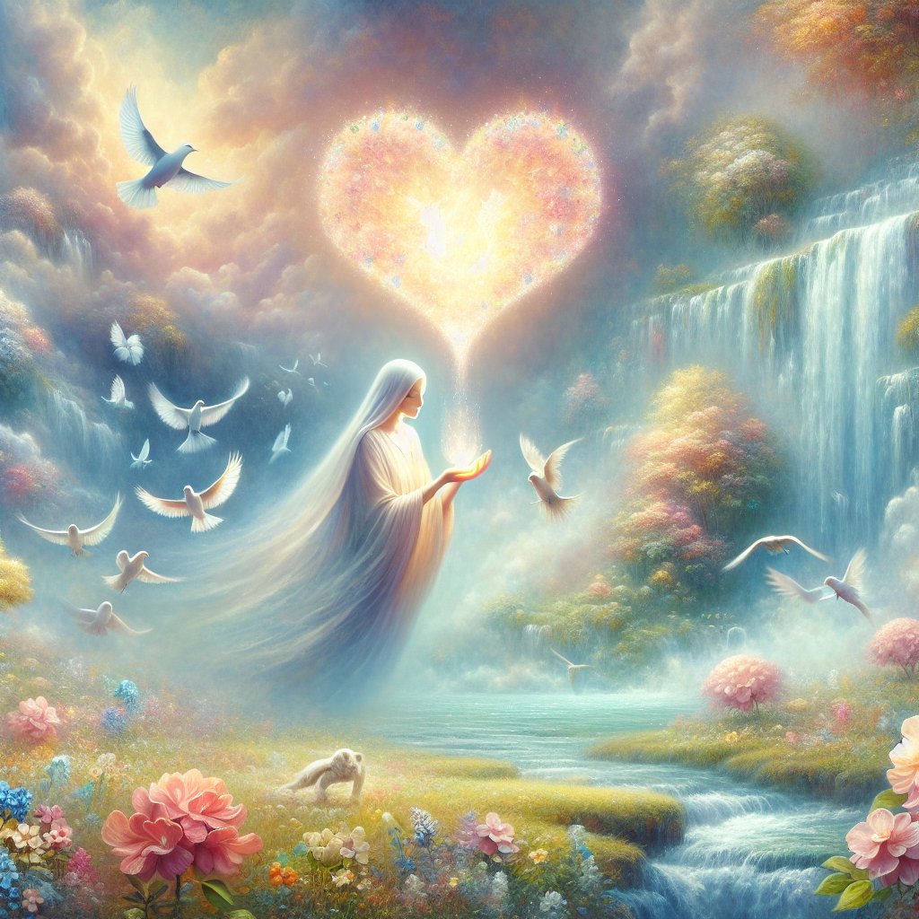Visualize a divine f | Bible Art