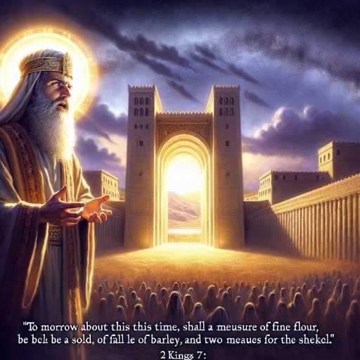 2 Kings 7 1 Artwork Bible Art