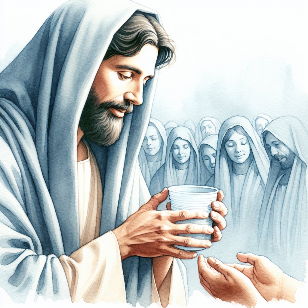 Jesus said, ‘If anyo | Bible Art