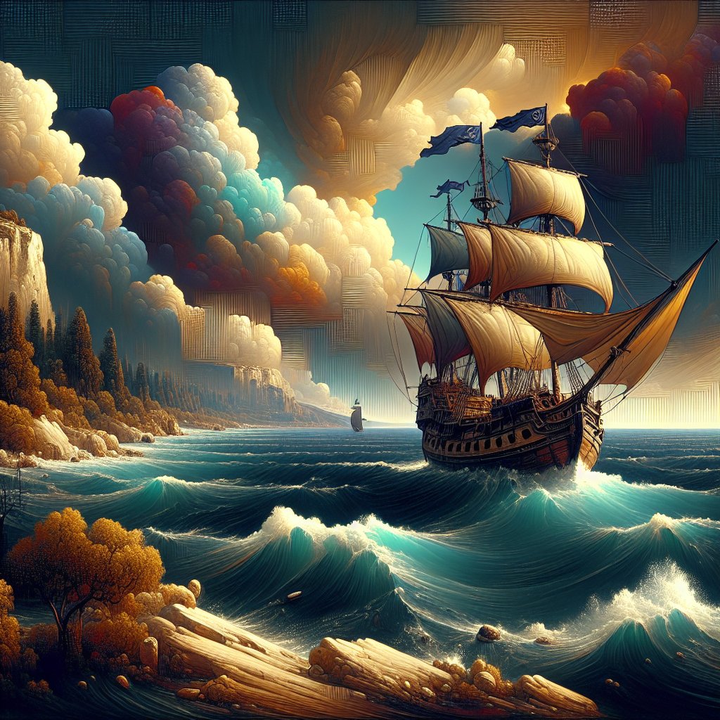 Acts 27:4 Artwork | Bible Art