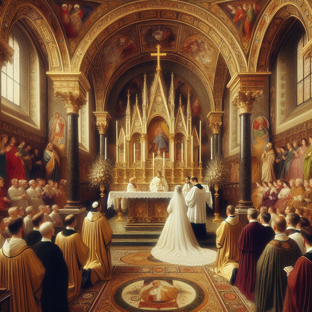 A catholic wedding a | Bible Art
