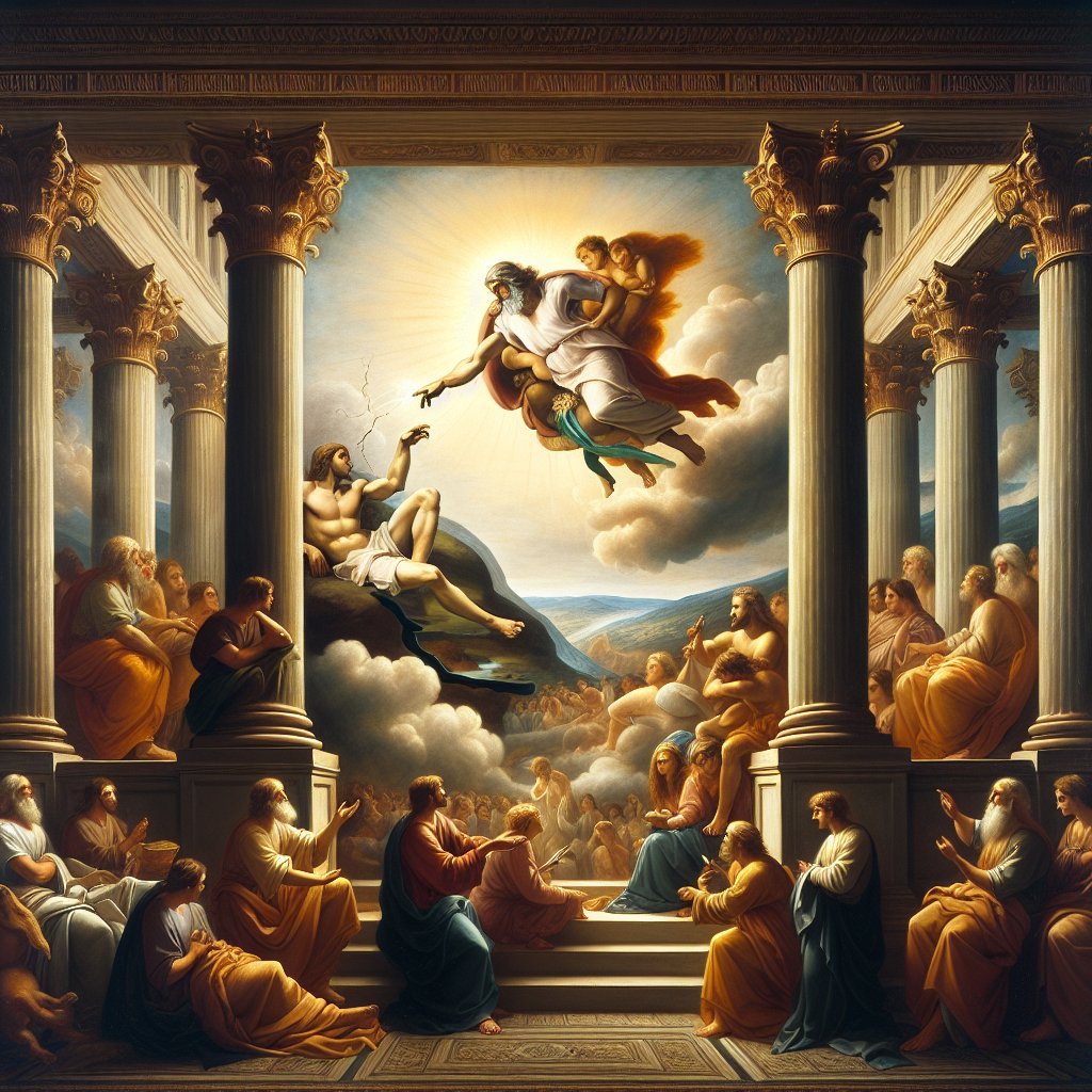 In the beginning God | Bible Art