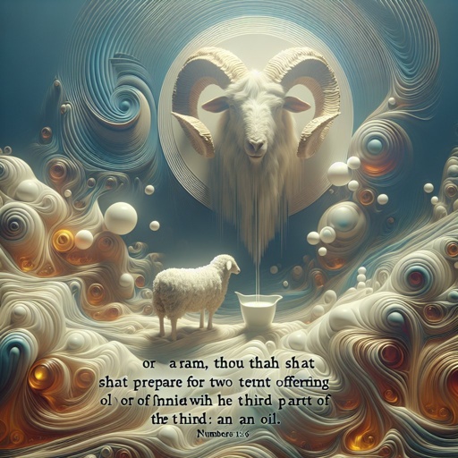 What does Numbers 15:6 mean? | Bible Art