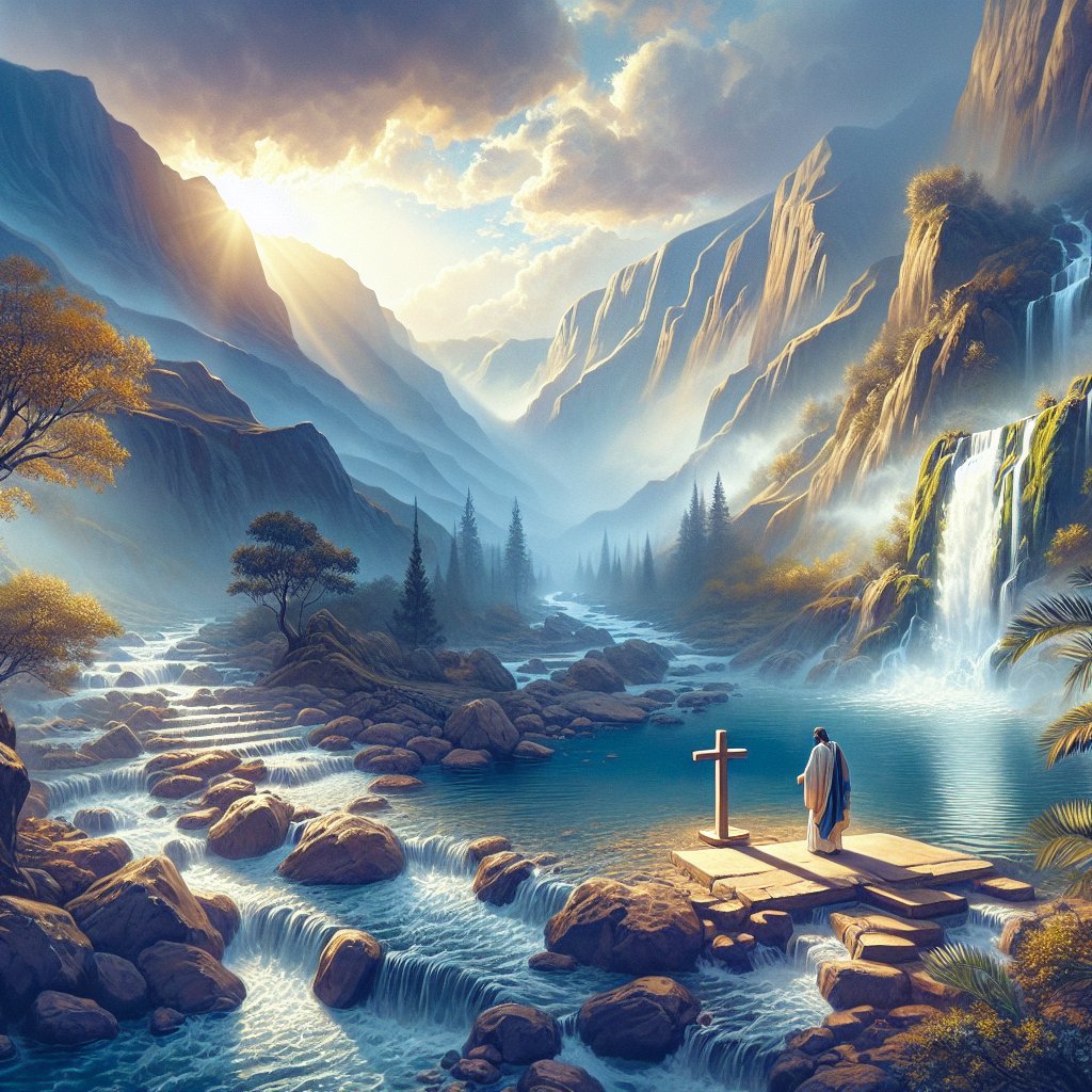 Rivers of Living Wat | Bible Art