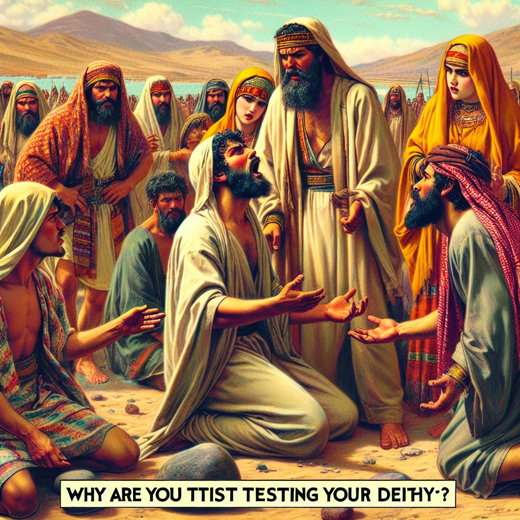 What does Exodus 17:2 mean? | Bible Art