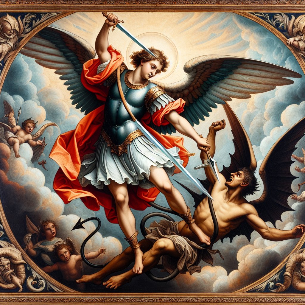 Saint Michael the Ar | Bible Art