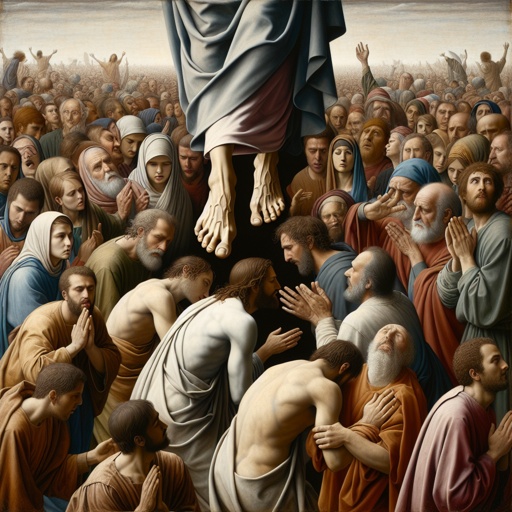 The Temptation Of Jesus Artwork | Bible Art