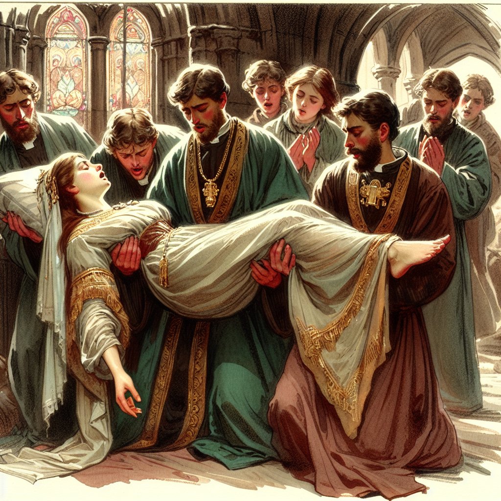 Peter said to her, “ | Bible Art
