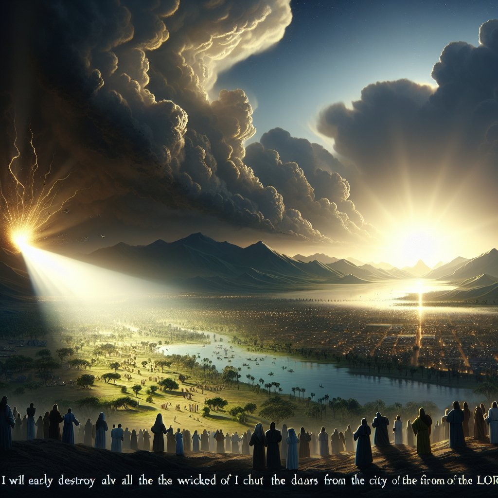 Psalms 101:8 Artwork | Bible Art