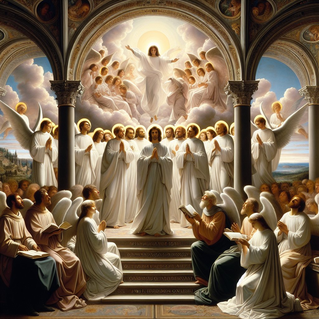 almas con vestimenta | Bible Art