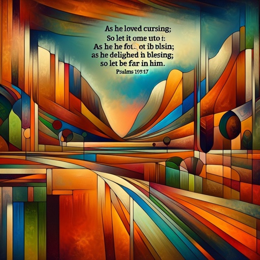 What does Psalms 109:17 mean? | Bible Art