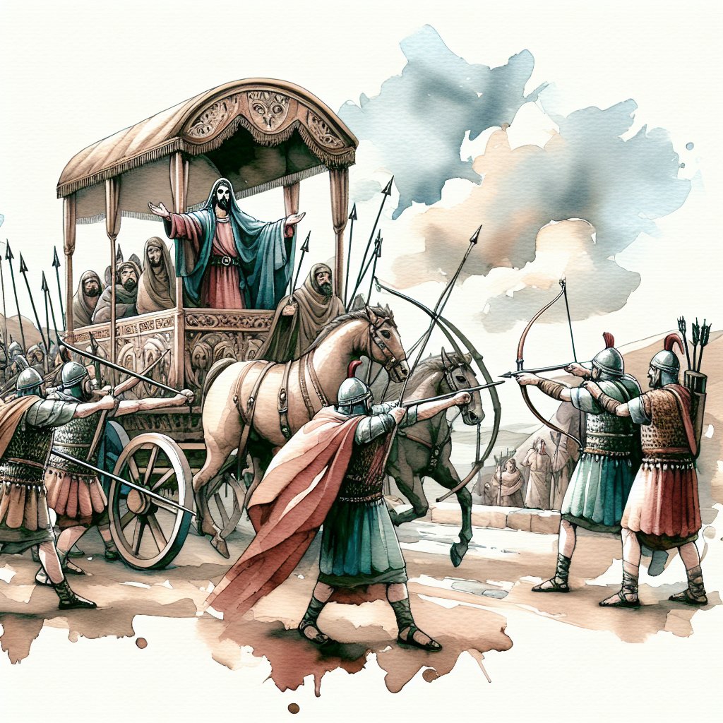 The archers shot Kin | Bible Art