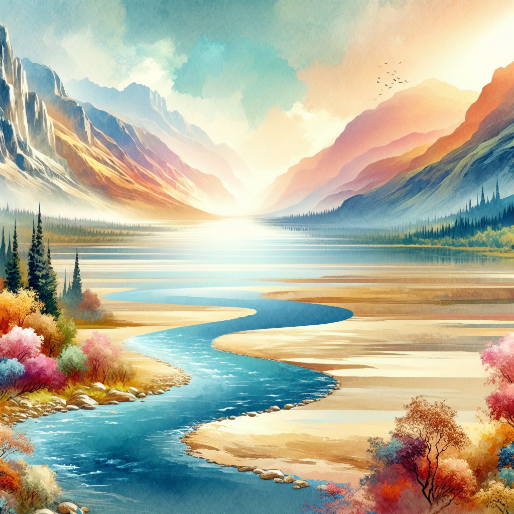 Like the waters of t | Bible Art
