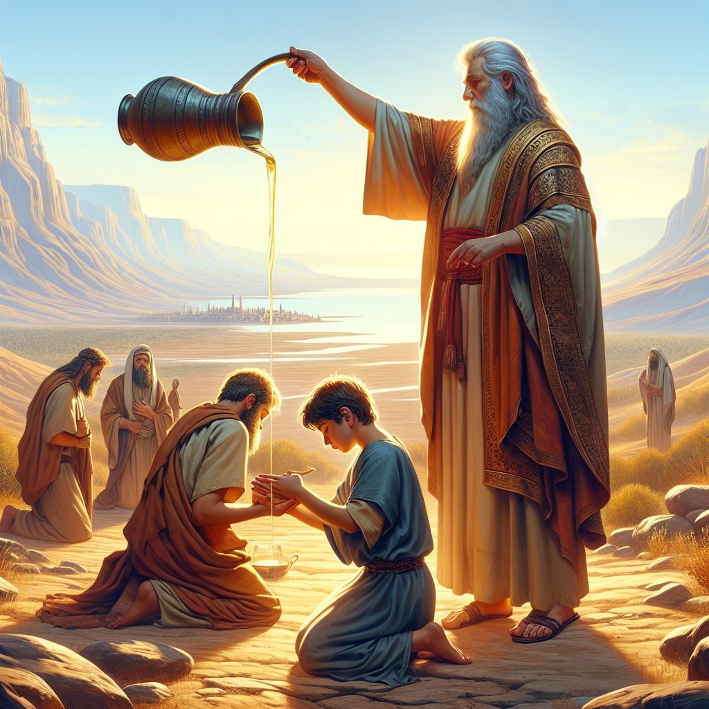 1 Samuel 16 13 Artwork Bible Art
