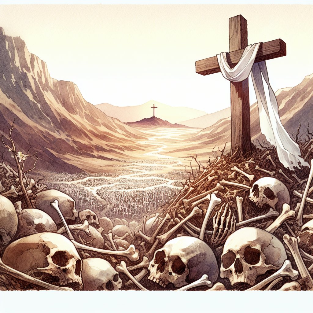 Depict a scene with | Bible Art