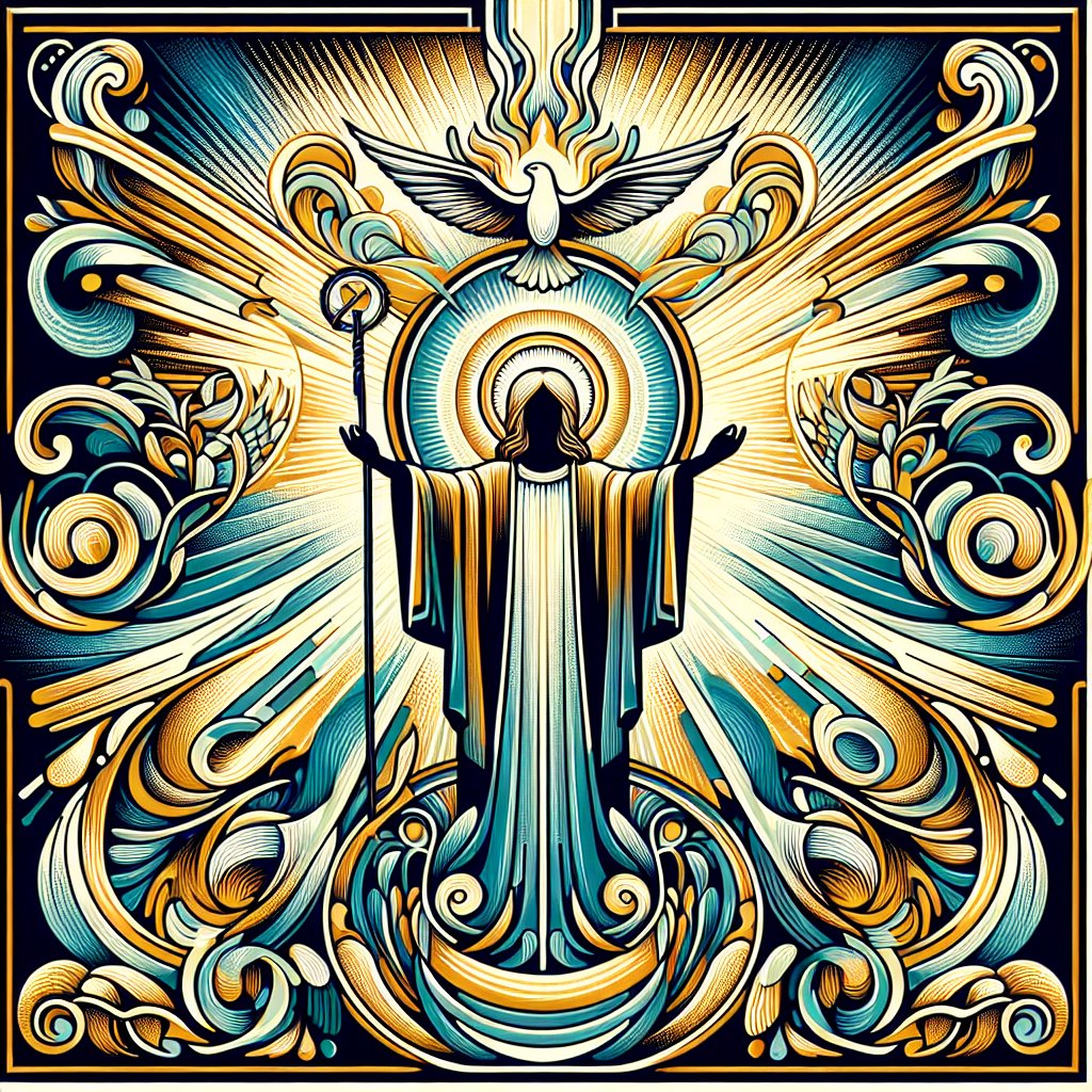 Jesus in glory | Bible Art