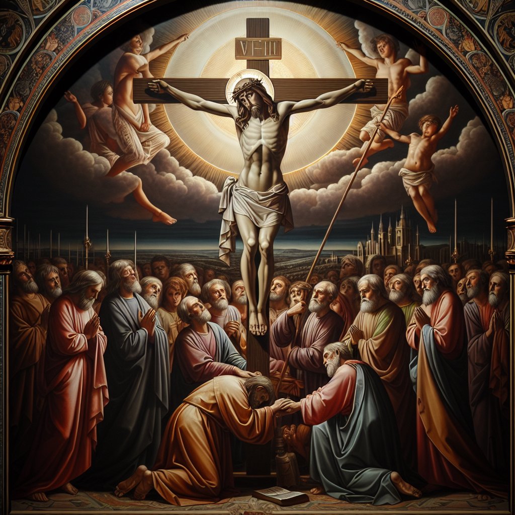 JESUS ON CROSS | Bible Art