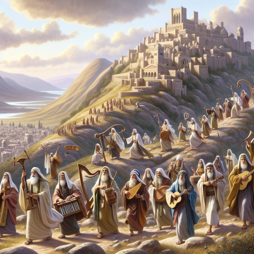 What does 1 Samuel 10:5 mean? | Bible Art