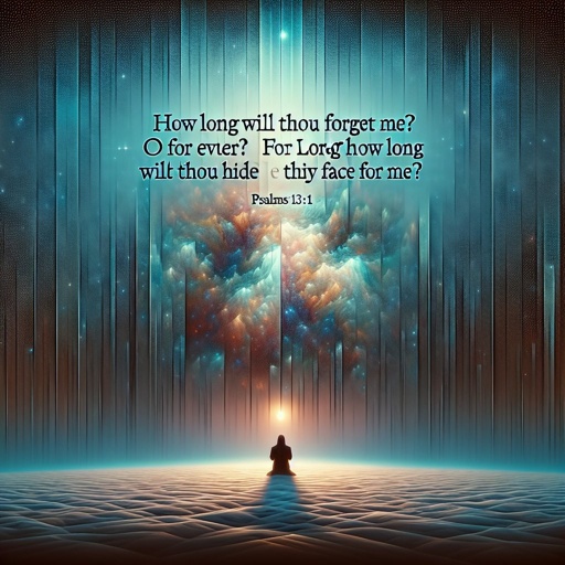 What does Psalms 13:1 mean? | Bible Art