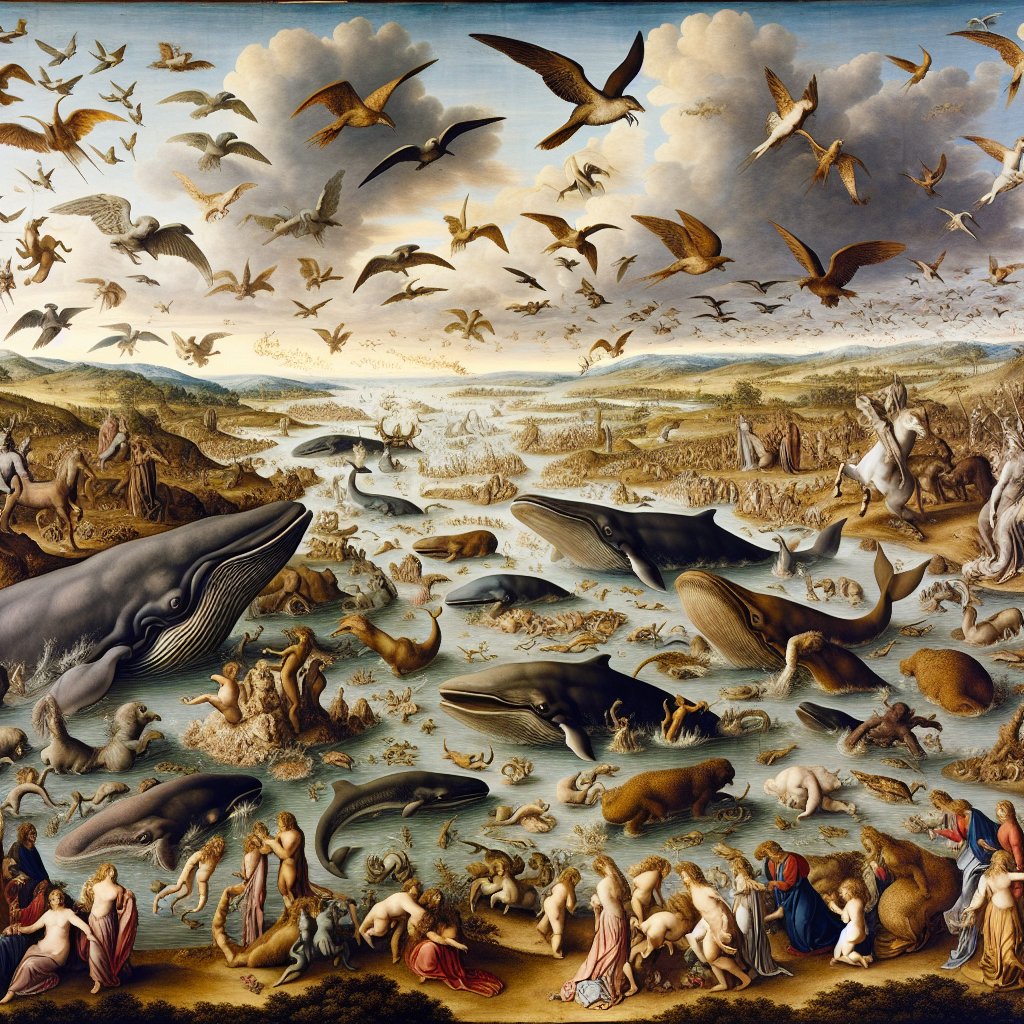 Genesis 1:20-22 Artwork | Bible Art