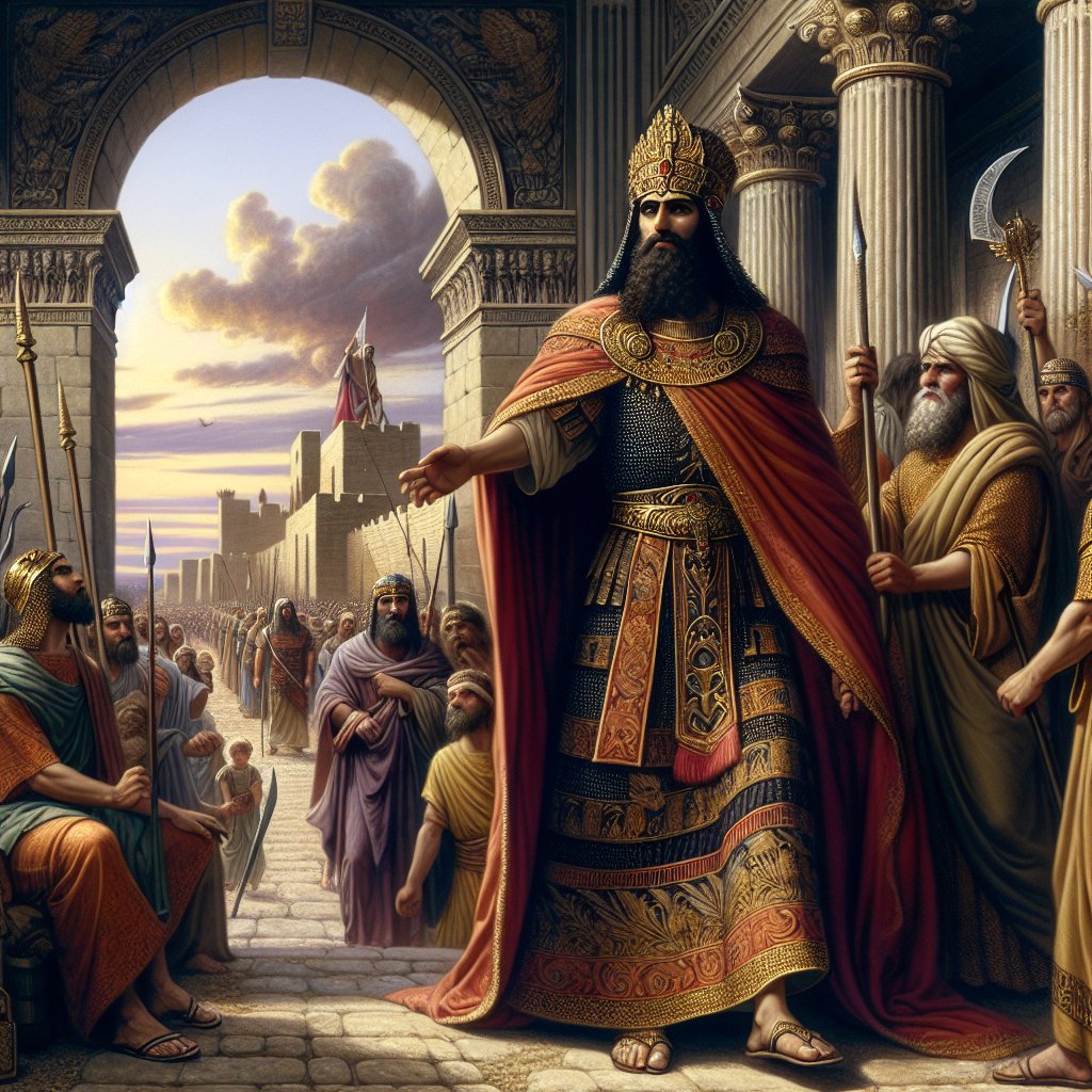 Sennacherib, king of | Bible Art