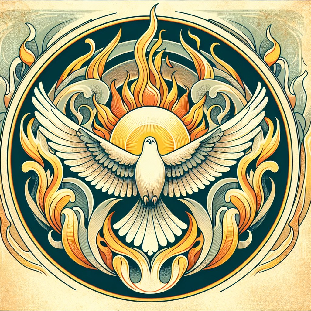 The Holy Spirit as a | Bible Art