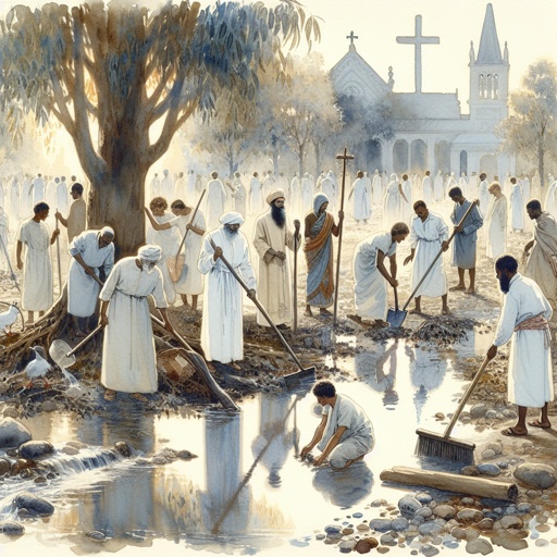 The Cleansing Of The Leper Artwork | Bible Art