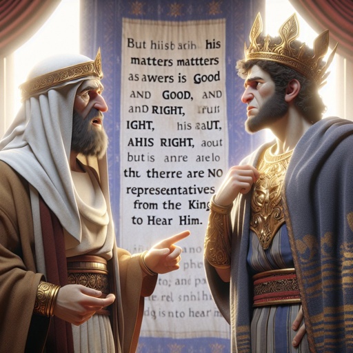 What Does 2 Samuel 15 3 Mean Bible Art