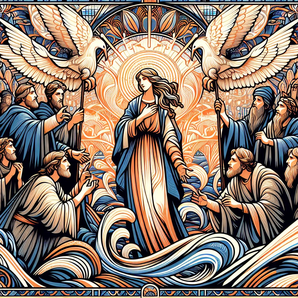 Rahab and the spies | Bible Art