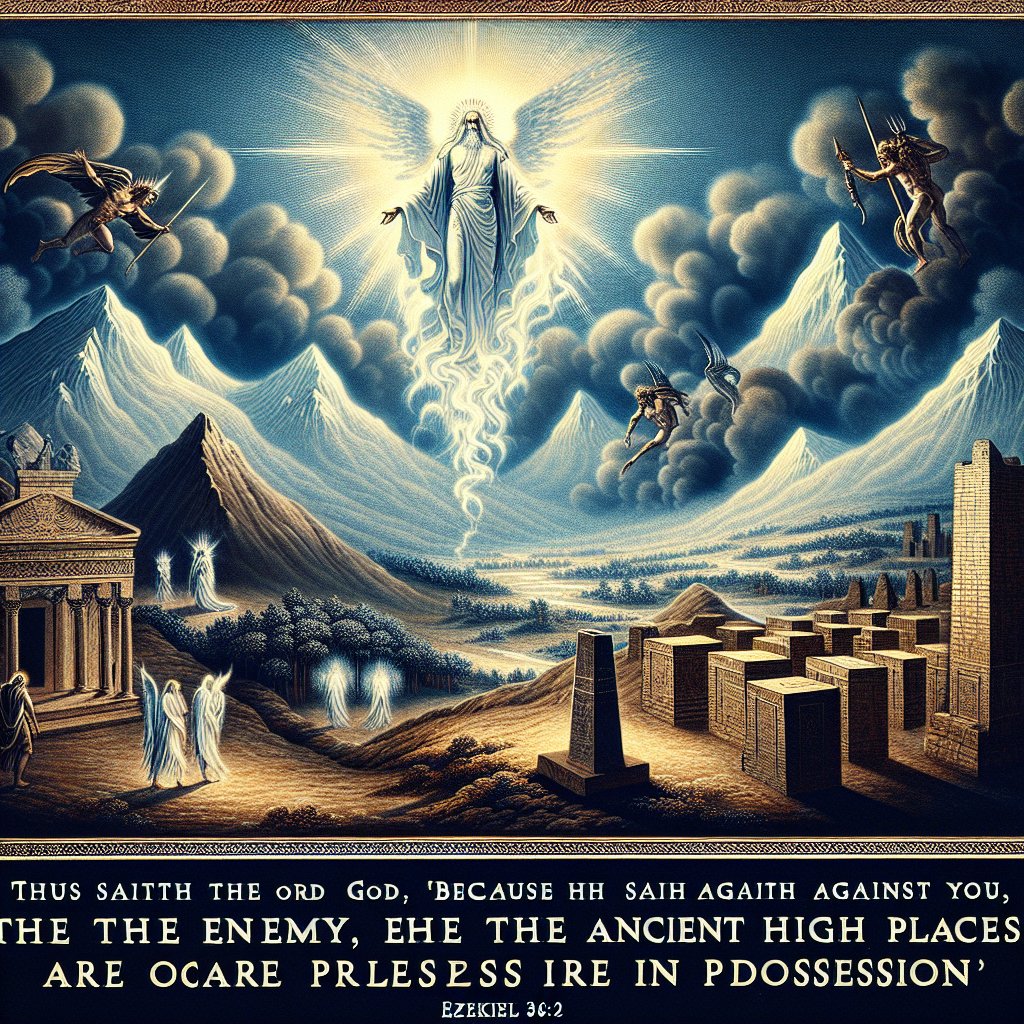 What Does Ezekiel 36 2 Mean Bible Art