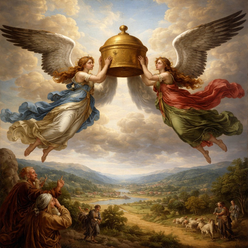 9. Then lifted I up | Bible Art