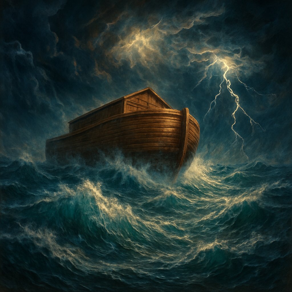 Noah's ark in the bi | Bible Art