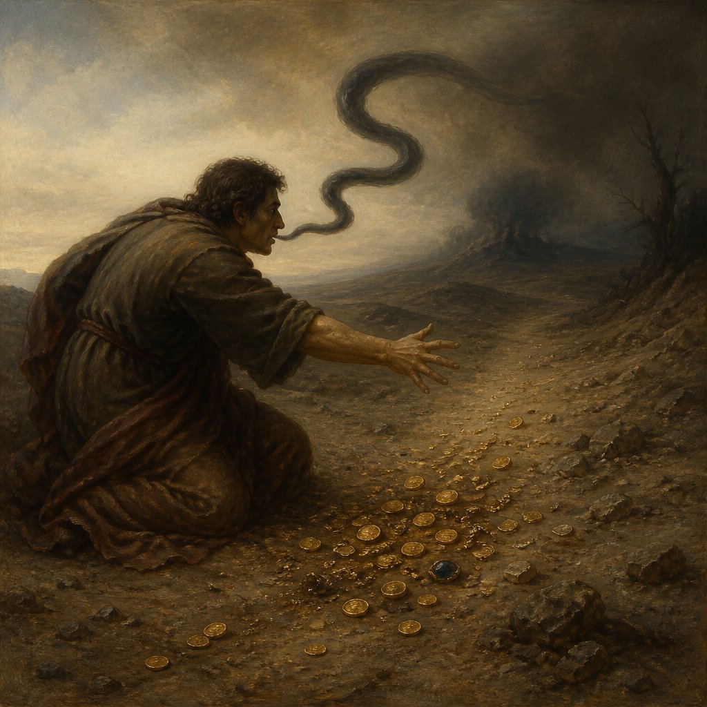Proverbs 21:6 Devotional: The Deceptive Vanity of Treasures | Bible Art