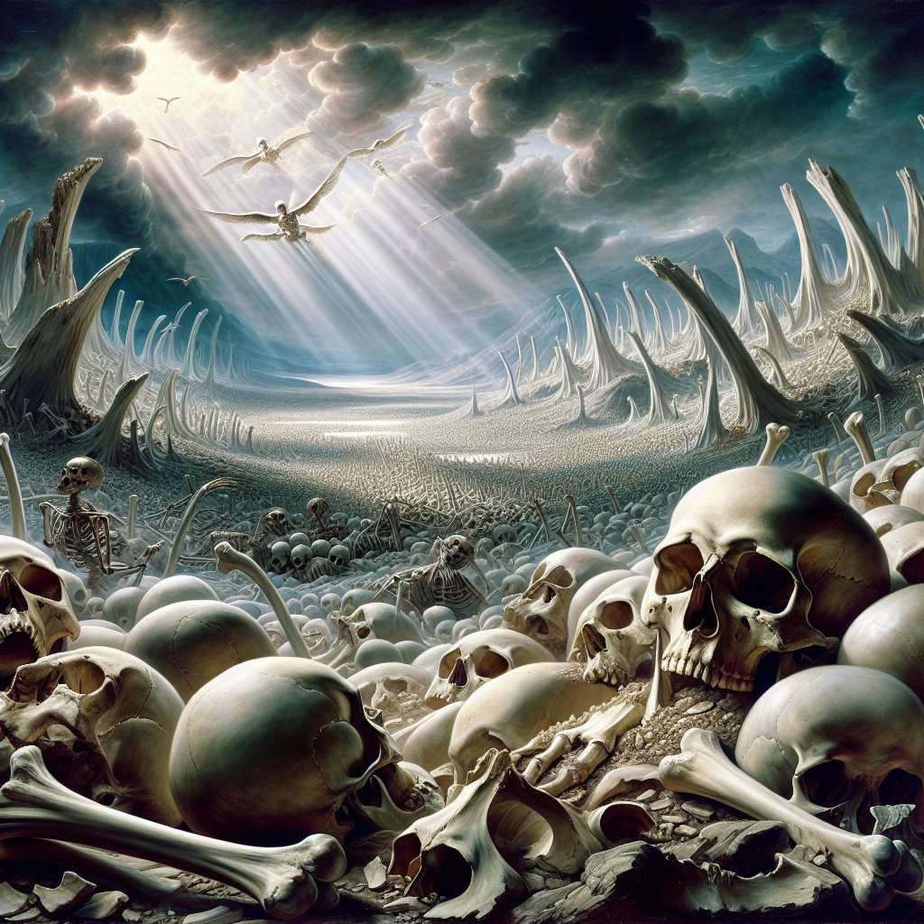 Ezekiel 37:1-28 Artwork | Bible Art