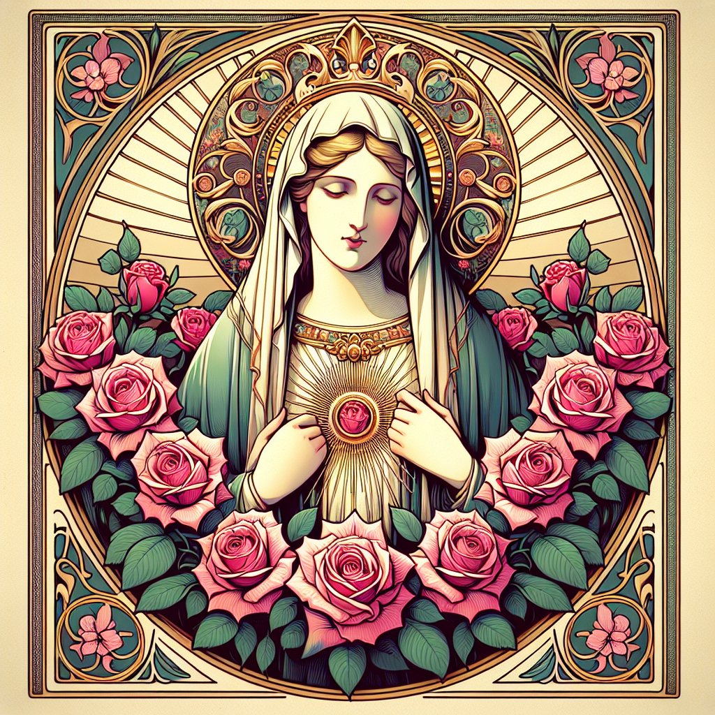 The Virgin Mary Artwork | Bible Art