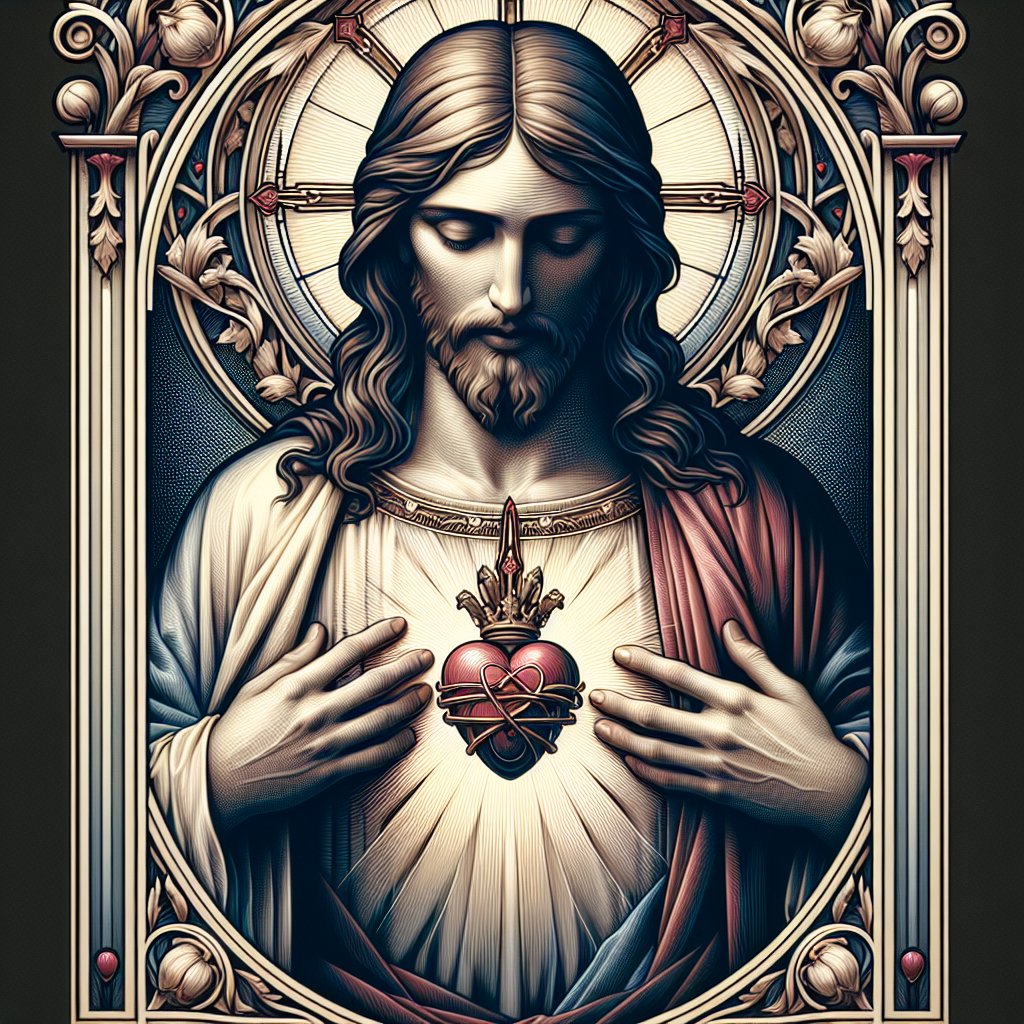 Sacred Heart of Jesu | Bible Art