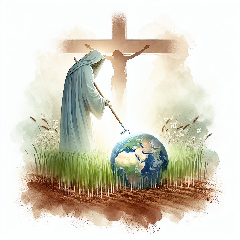The earth brought fo | Bible Art
