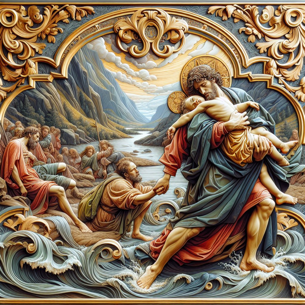 Saint Christopher, c | Bible Art
