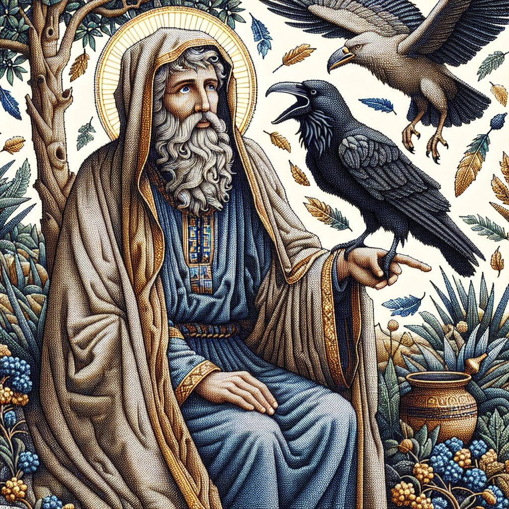 saint elijah and a | Bible Art