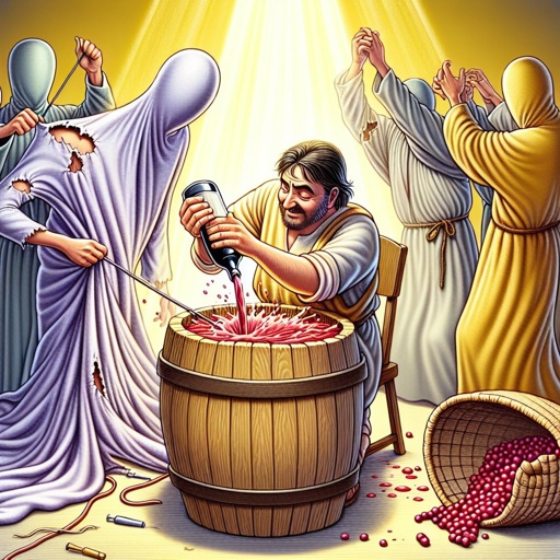 What Does Luke 5 36 39 Mean Bible Art