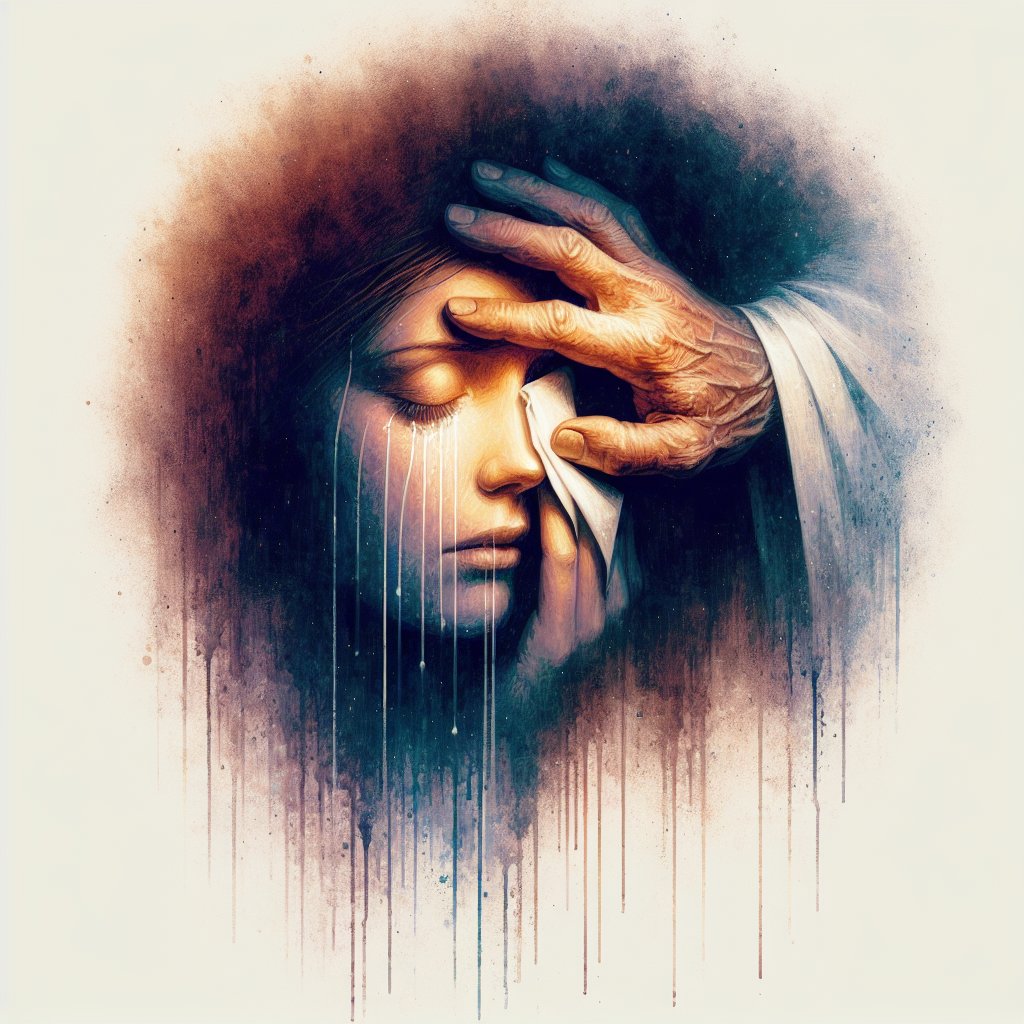 Wipe away every tear | Bible Art